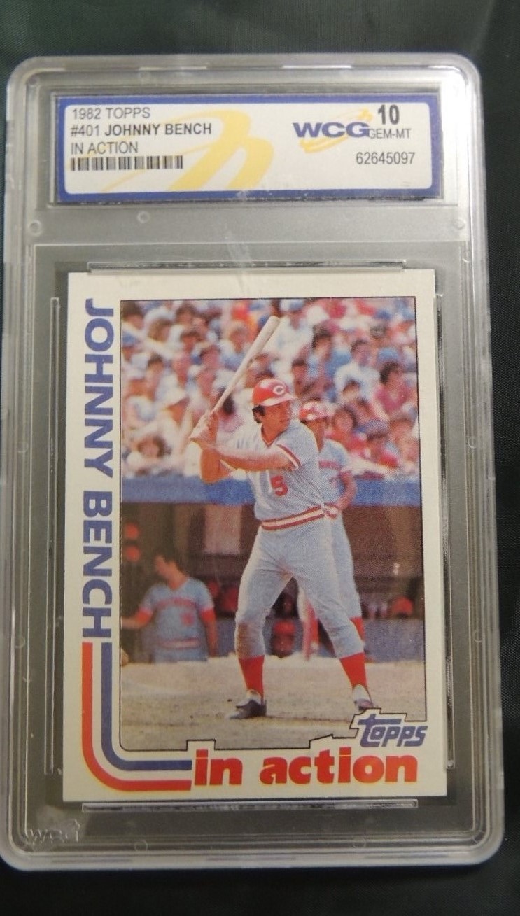 Johnny Bench 1982 Topps card # 401 WCG 10 | eBay