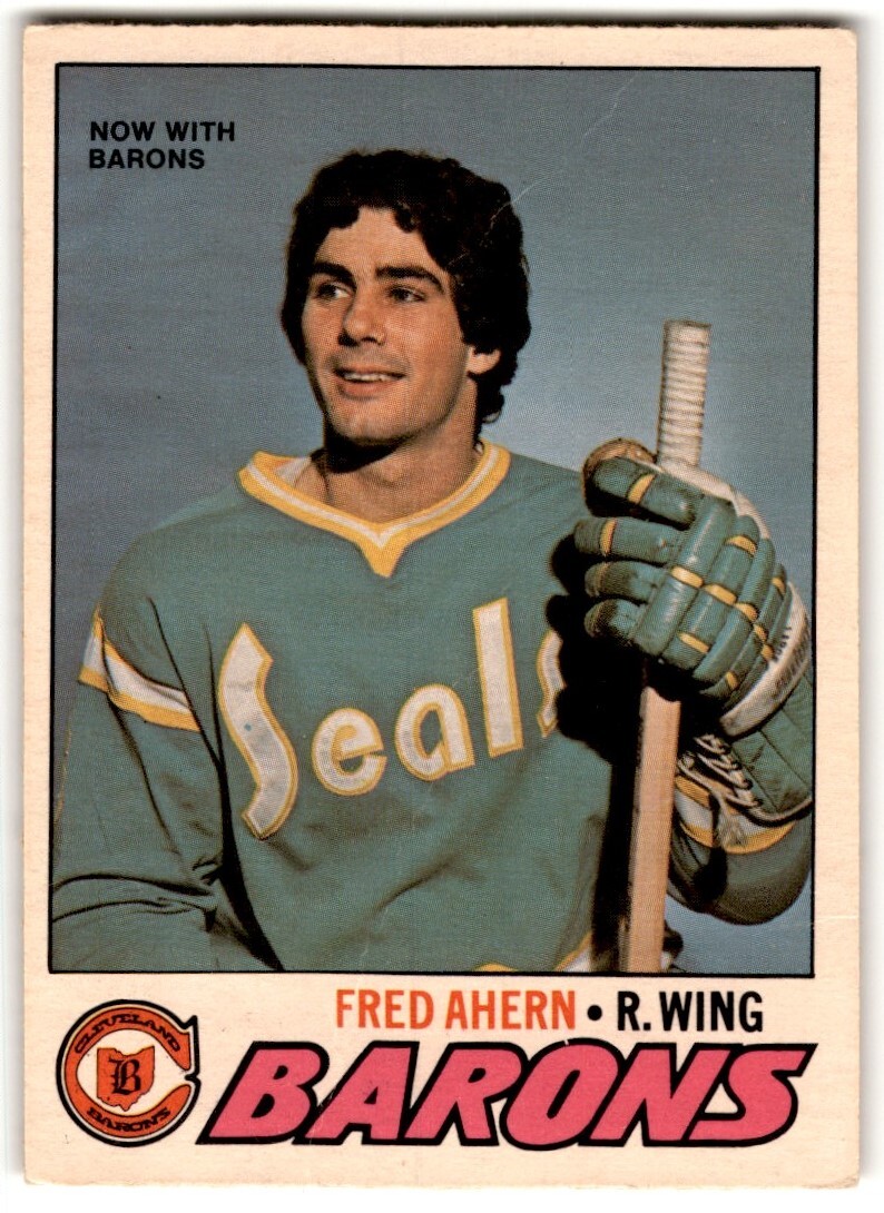 1977-78 O-Pee-Chee Fred Ahern #280 (Creased) Cleveland Barons | eBay