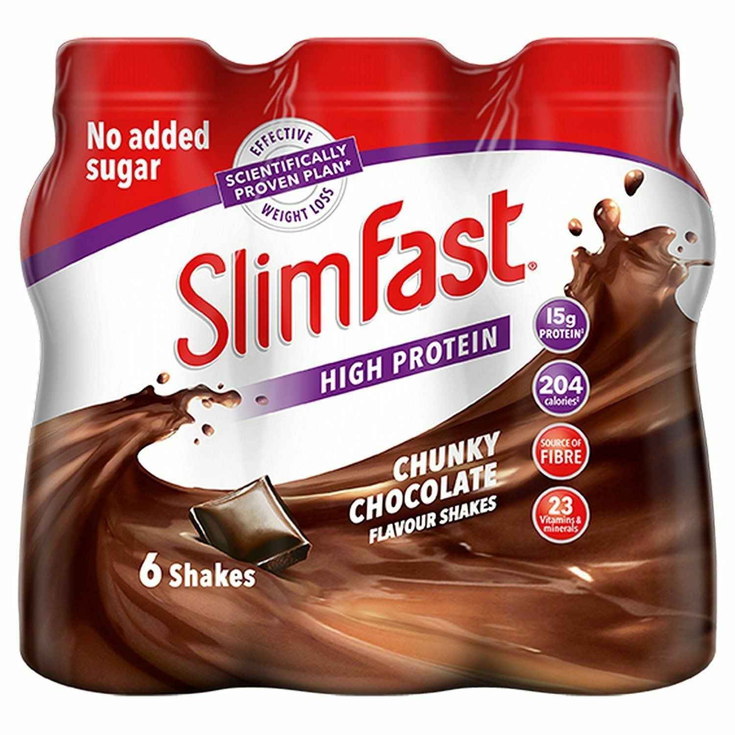 SlimFast High Protein Shake Multipack for Weight Loss with Different ...