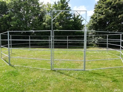 turn out pen/lunge pen/restriced grazing pen/recover pen | eBay UK