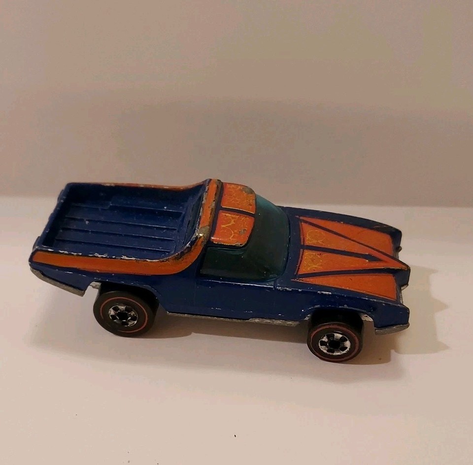 VTG 1973 Hot Wheels Redline Breakaway Bucket Blue + Orange Original ...