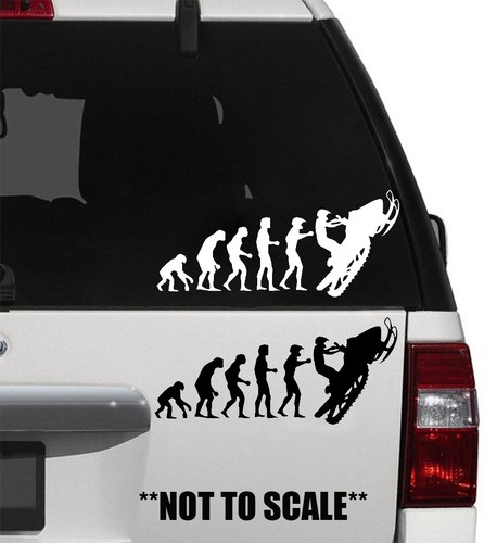 Evolution Snowmobile stickers VINYL DECALS snow worship Skidoo Sled ...