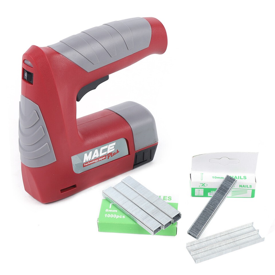 Electric Heavy Duty Nail Gun Staple Gun Cordless Stapler Nailer ...