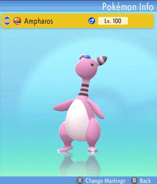 Ampharos Shiny Pixelmon