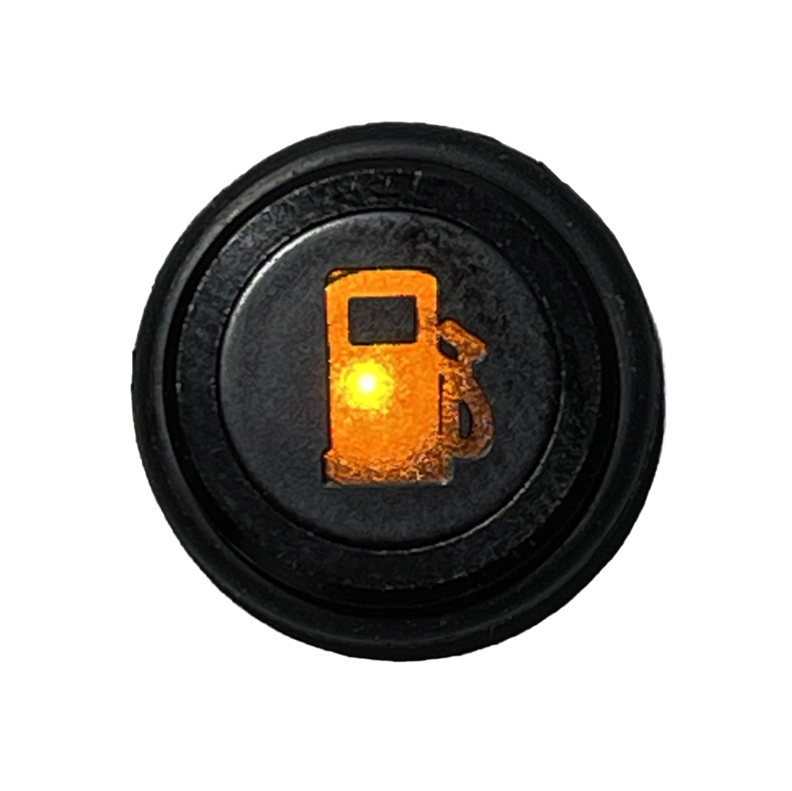 14mm YELLOW LOW FUEL Dash Panel Warning Pilot Light Indicator Lamp Car ...