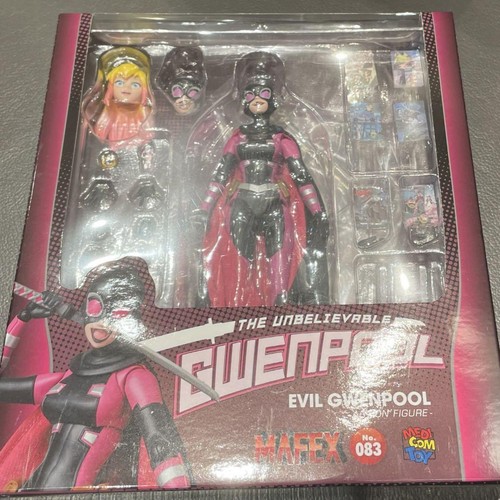Mafex No.083 Evil Gwenpool Action Figure 160mm with Head Sculpt & Cape ...