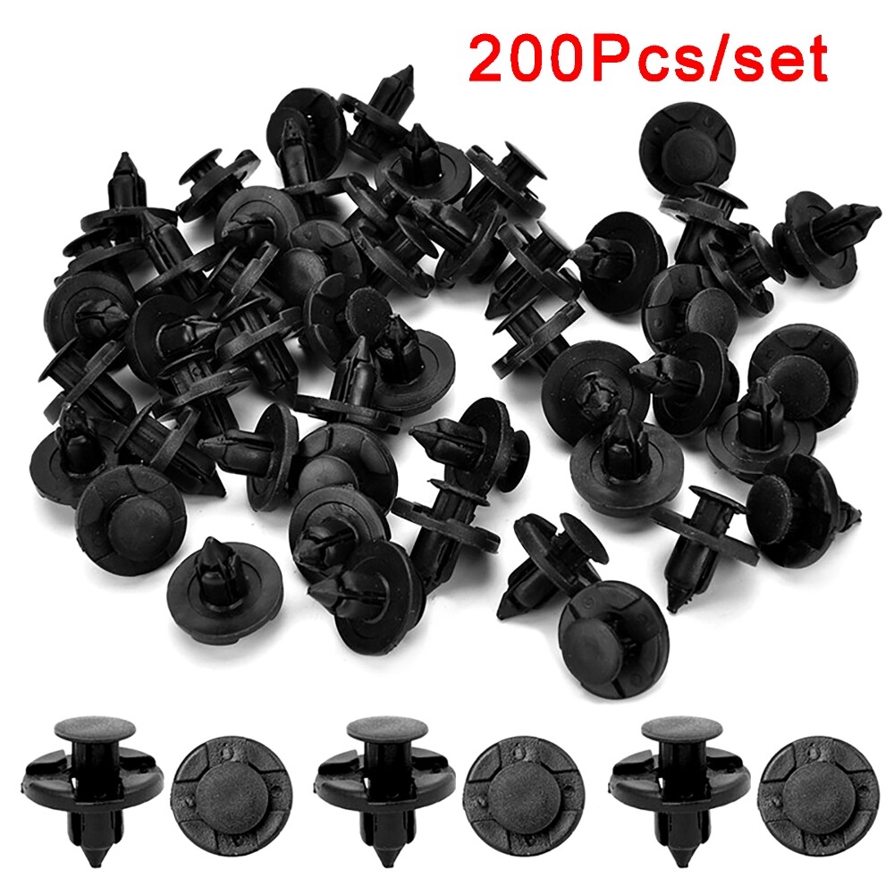 200Pcs 8mm/0.32" Automotive Rivets Fasteners Bumpers Buckles For Nissan ...