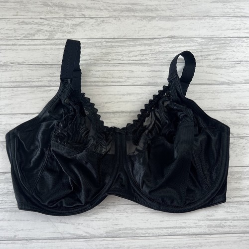 Chantelle Womens Bra Amazone Full Support Underwire C21010 Black 38DDDD ...