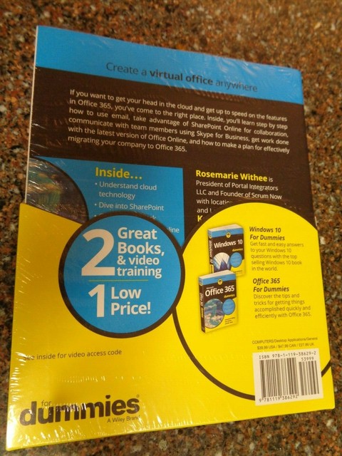 Windows 10 and Office 365 for Dummies Book+Video Bundle by Jennifer ...