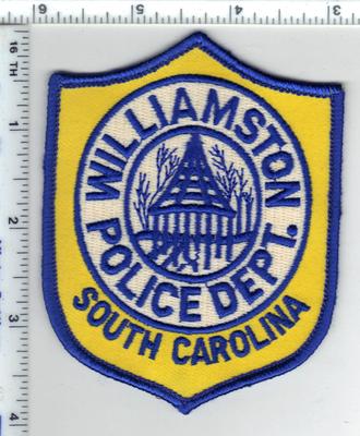 Williamston Police (South Carolina) Shoulder Patch from the 1980's | eBay