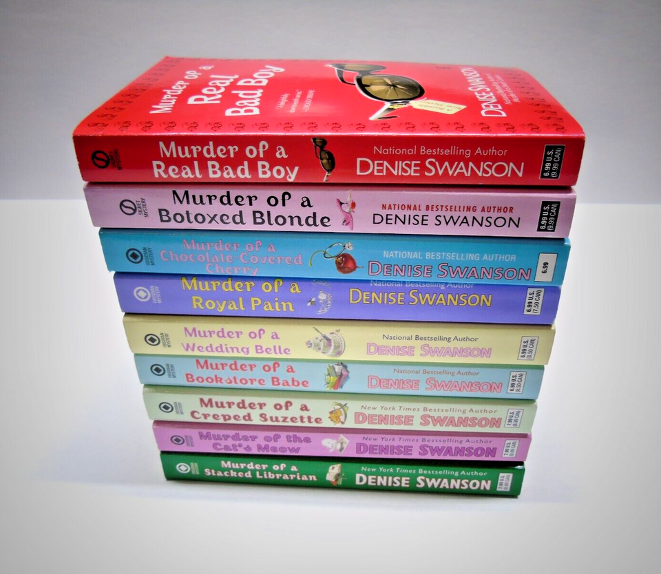 Denise Swanson, Scumble River Mystery Series, 9 Books 8-16, Pb, BRAND ...