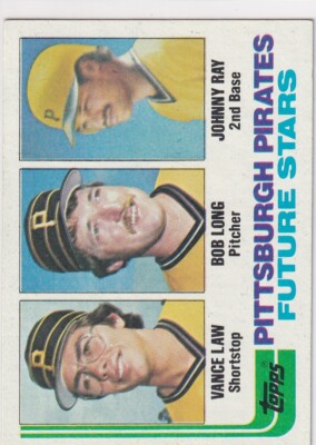 1982 TOPPS BASEBALL RC JOHNNY RAY ROOKIE PITTSBURGH PIRATES JC-1924 | eBay