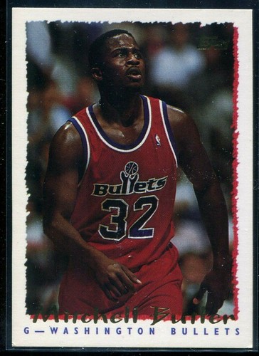 1994 Topps Basketball Mitchell Butler #21 Washington Wizards (Bullets ...
