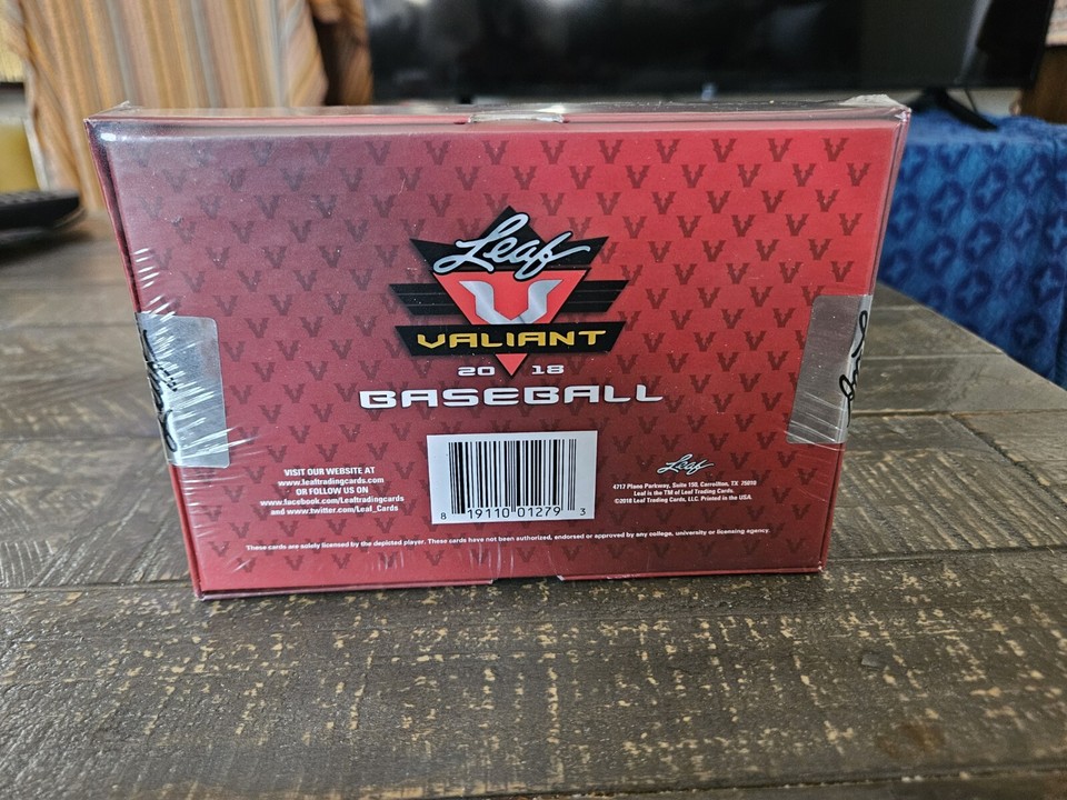 2018 Leaf Valiant Baseball Hobby Box 5 Rookie Autos Ohtani RC Year BGS ...