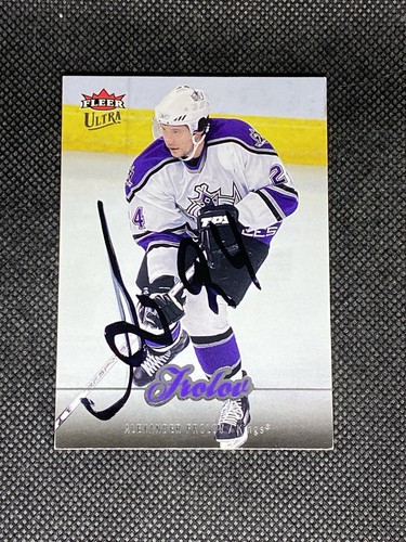 Alexander Frolov Sacramento Kings 2007-08 Fleer Ultra Signed Auto Card ...