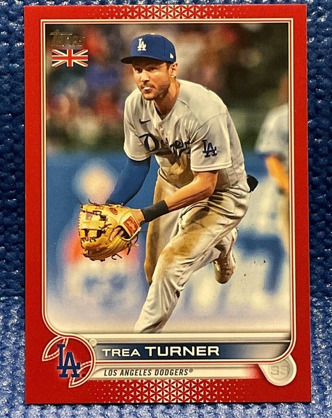 2022 Topps UK Edition - Red #201 Trea Turner /5 for sale online | eBay