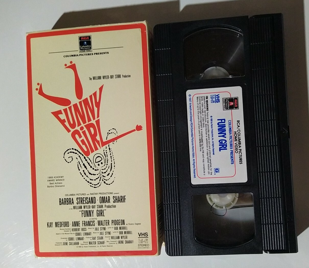 Funny Girl Barbra Streisand VHS 43396232235| eBay