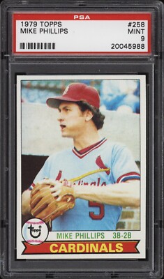 1979 Topps #258 Mike Phillips - Cardinals - PSA 9 - No PSA 10 ...