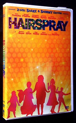 HAIRSPRAY 2-DISC SHAKE & SHIMMY DVD JOHN TRAVOLTA 2007 MUSICAL NEW LINE ...