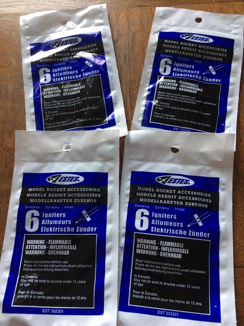 Estes Model Rocket Engine Igniters #2301 12 Total for sale online | eBay