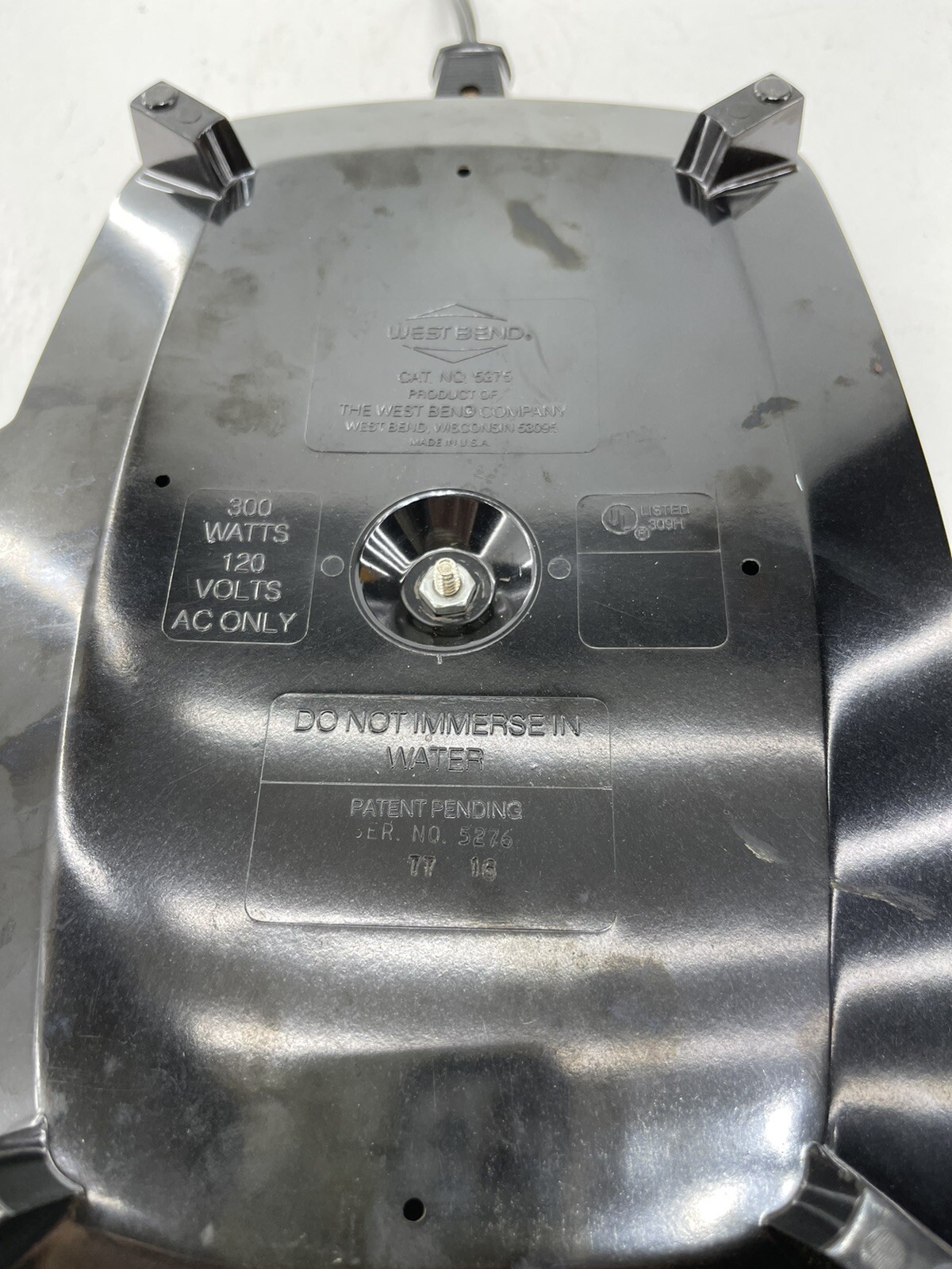 Vintage West Bend 6 Qt Slow Cooker Rectangle Crock Pot Orange Brown ...