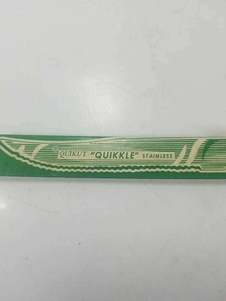 3 QUIKUT QUIKKLE Stainless USA Steak Knives Bone Shape Handle, Knife | eBay