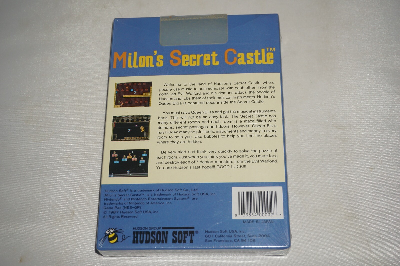 Milon's Secret Castle (Nintendo Entertainment System, 1988) for sale ...