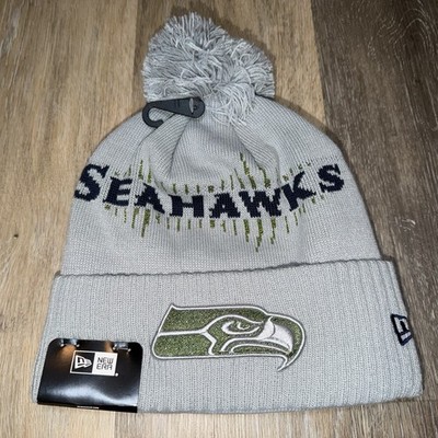 Seattle Seahawks Rivalries Hat New Era Sideline Cuffed Knit Pom Beanie ...