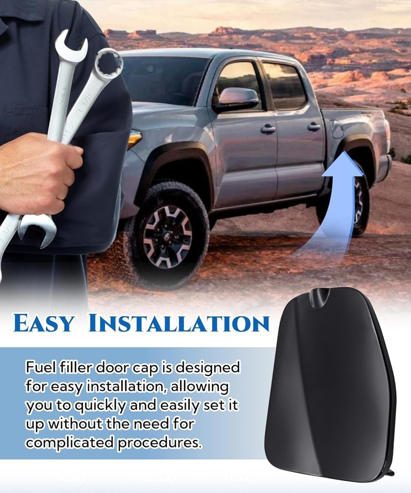 77305-04905 Fuel Filler Tank Cover Door Lid Gas Cap For Toyota Tacoma ...