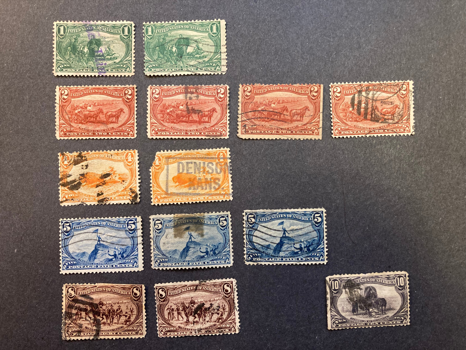 Antique (1898) U.S. Postage Stamps: Trans-Mississippi Expo #285-290 | eBay