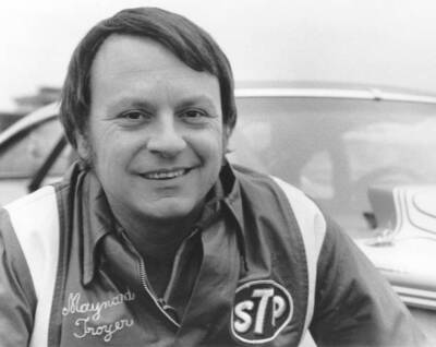 Driver Maynard Troyer Poses During The Racing Season 1975 OLD PHOTO | eBay
