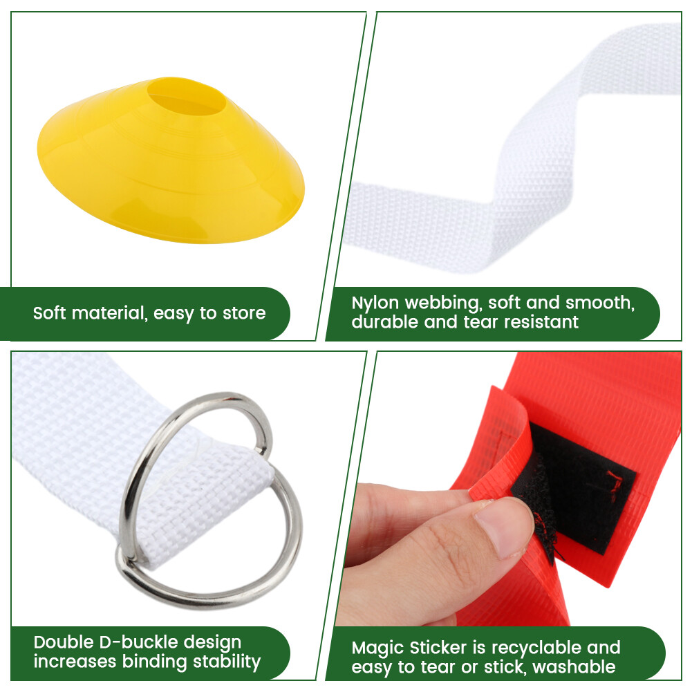 Kids Storage Bag 4 Disc Cones Adults Durable 12 Belts 36 Flags Flag ...