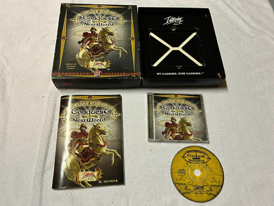 Conquest of the new World Deluxe Edition Interplay CD ROM OVP Big Box ...