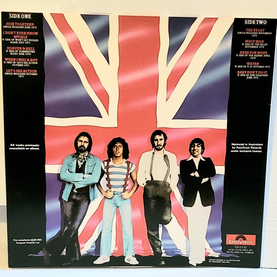 THE WHO Join Together LP Rarities VG+ 1982 New Zealand Polydor Vinyl ...