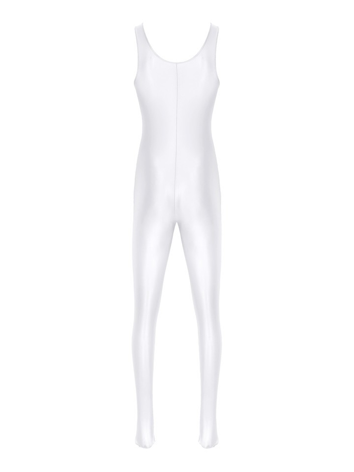 Mens Spandex Ballet Sleeveless Full Body Tights Jumpsuit Unitard Dance ...