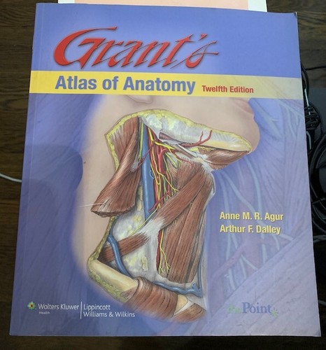 Grant's Atlas of Anatomy 12th edition Agur and Dalley Paperback ...