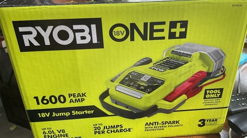 RYObi 18V 1600AMP Jump Starter Box W/ LED Light P7101A Tool Only NEW | eBay