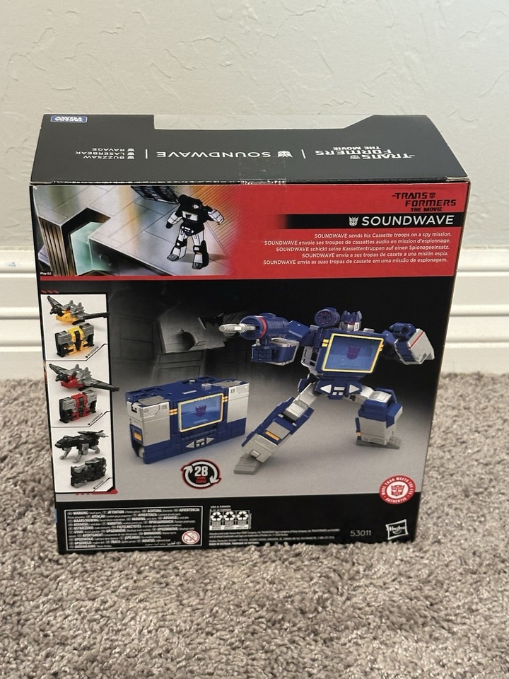 Hasbro Transformers The Movie Studio Series 86 Leader Class Soundwave ...