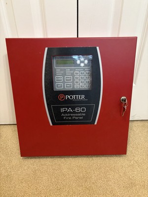 Potter IPA-60 Addressable Fire Panel Assembly (Cabinet & Control Board ...