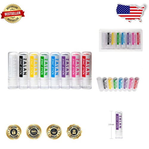 Durable 8pc Colored Zinc Sticks Assorted Colors Party Festival ...