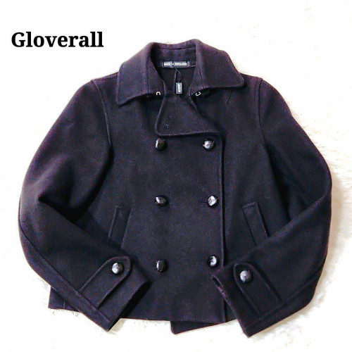 [Beautiful Condition] Gloverall British Made Melton Peacoat Covered Button Outer | eBay Australia