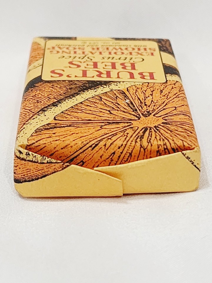 Burt's Bees CITRUS SPICE Exfoliating Shower Soap Patchouli Bar .80 oz ...