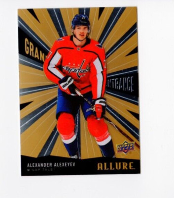 2020-21 Upper Deck Allure Alexander Alexeyev #GE-24 Grand Entrance ...