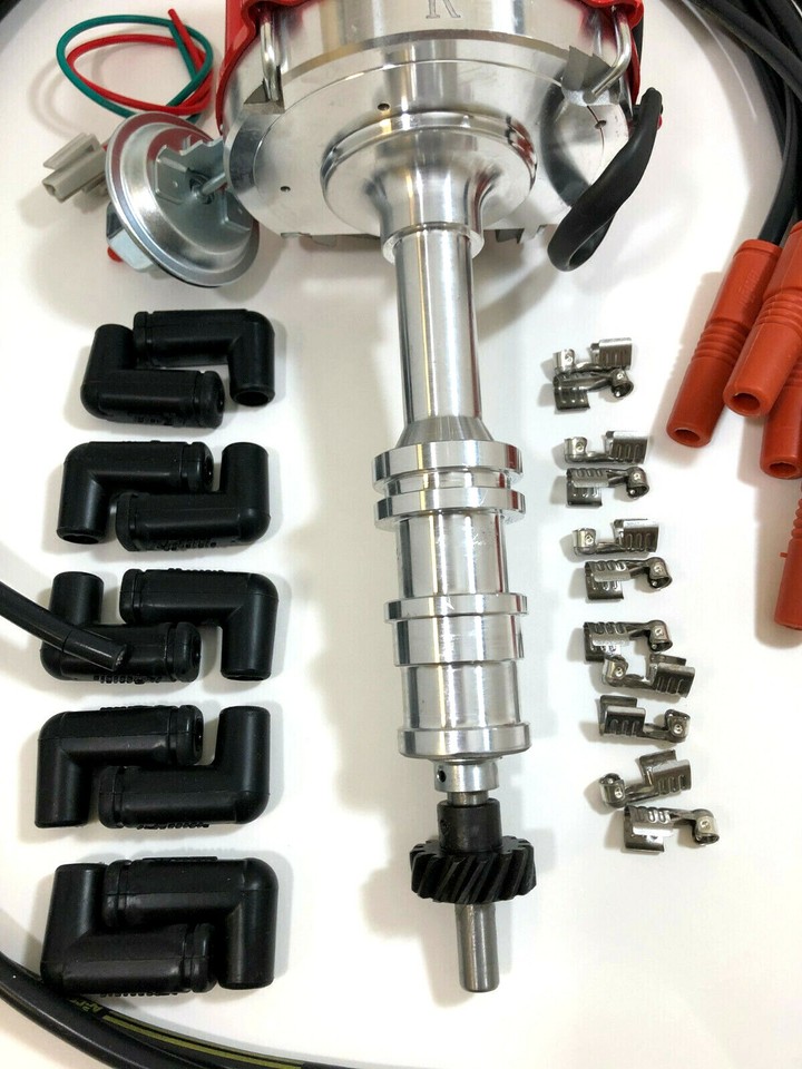 Ford FE 390 Distributor HEI 332 352 360 406 427 428 Accel Race Wires 8 ...