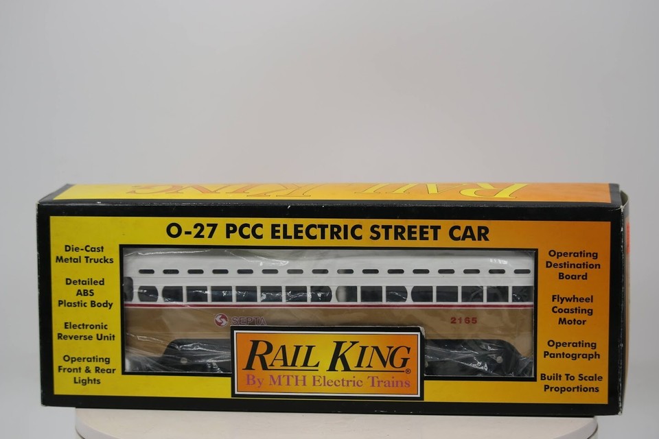 MTH RailKing Philadelphia PCC Electric Street Trolley Car RK-2503-OB ...