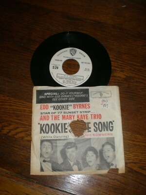 Edd Kookie Byrnes 45 Kookie's Love Songs PROMO WARNER BROS | eBay