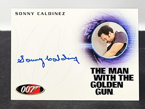 SONNY CALDINEZ Signed 2012 James Bond - THE MAN WITH THE GOLDEN GUN # ...