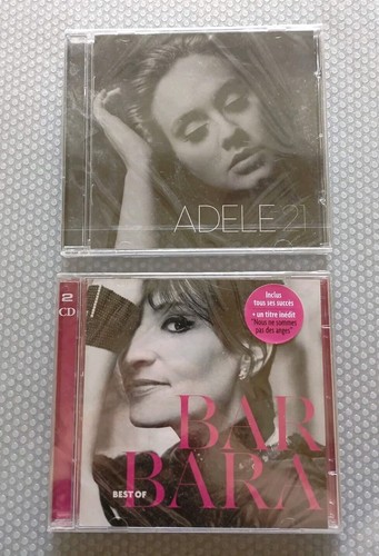 Lot De 2 Albums CD (ADELE/BARBARA) | eBay