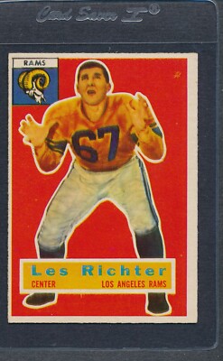 1956 Topps #030 Les Richter Rams EX *941 | eBay