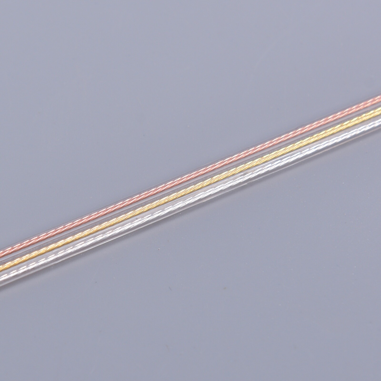 1M 6N OCC Copper High Purity Silver Gold Plated Signal Wire DIY HiFi ...